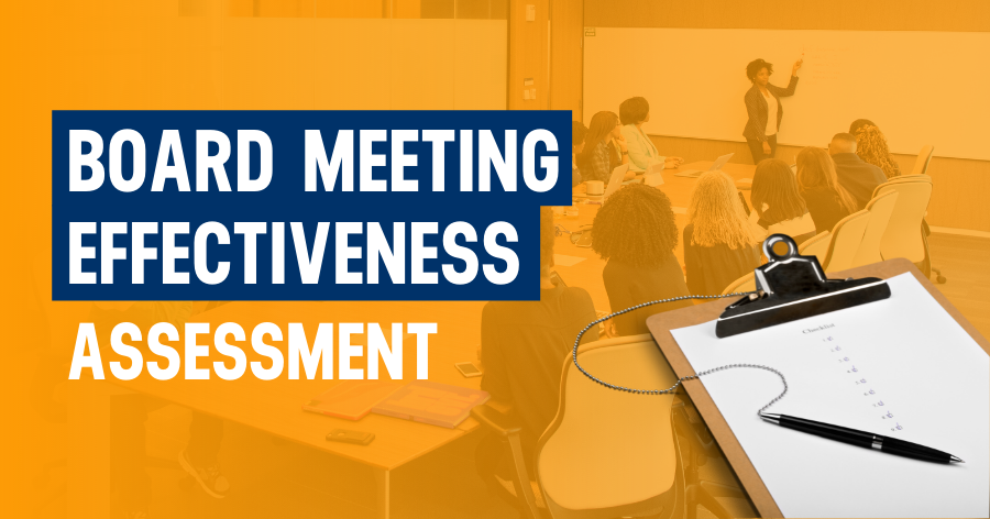 Board Meeting Effectiveness Assessment - AMC NPO Solutions