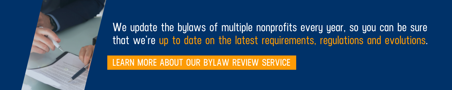 5 Critical Reasons To Start The NPO Bylaw Review Process Today